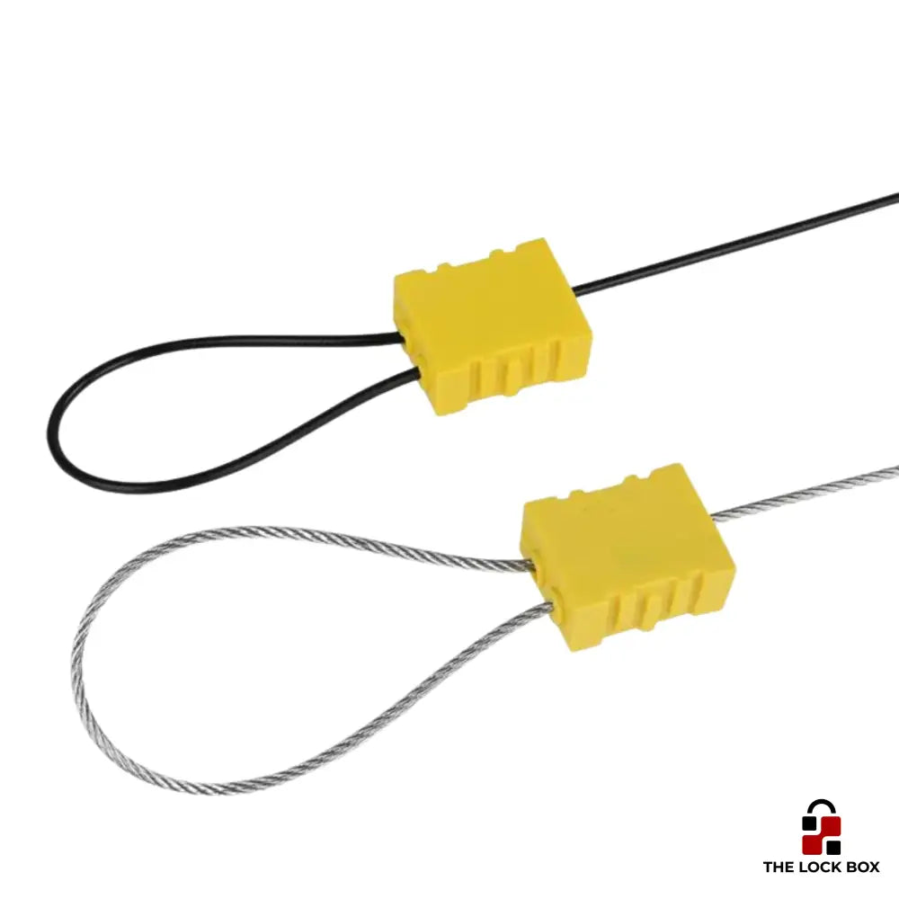Buy Steel Tamper Proof Security Cables | 25 Pack | The Lock Box